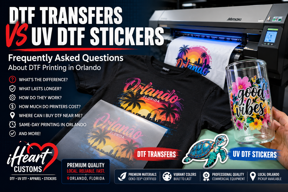 DTF Transfers & UV DTF Decals: Complete FAQ | Orlando – iheartcustoms