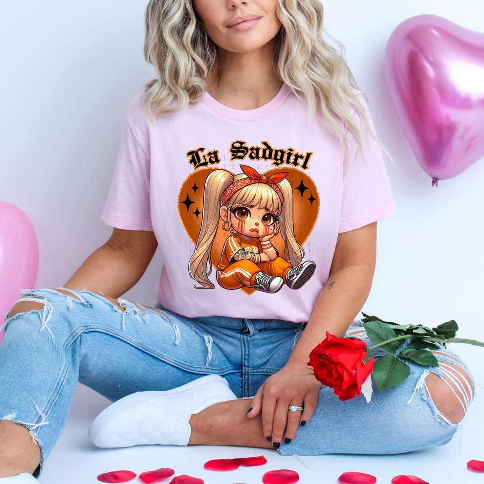 La Sad Girl Cholo Dtf Transfer Film – iheartcustoms