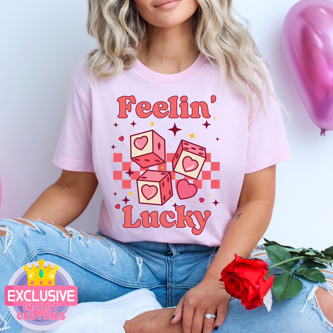 DIGITAL DESIGN - Valentine's Day Feeling Lucky – iheartcustoms