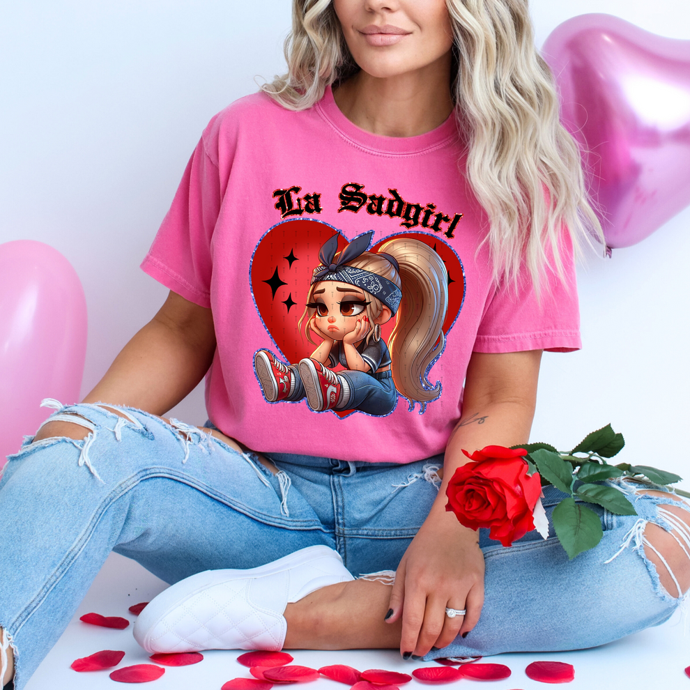 La Sad Girl Cholo Dtf Transfer Film – iheartcustoms